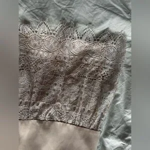 BCBGMaxAzria | Dresses | Bcbgmaxazria Blush Lace Mini Dress | Poshmark